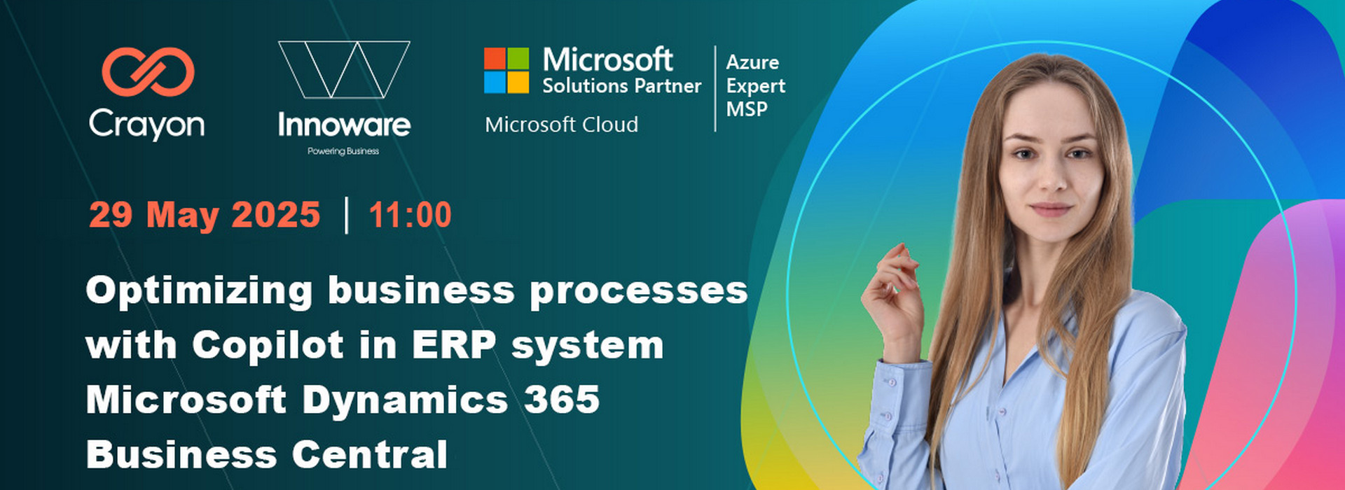 Webinar "Business Process Optimization with Copilot in ERP System Microsoft Dynamics 365 ...